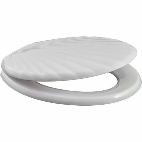 Сиденье для унитаза Orio Люкс, 42 x 36 см, белое