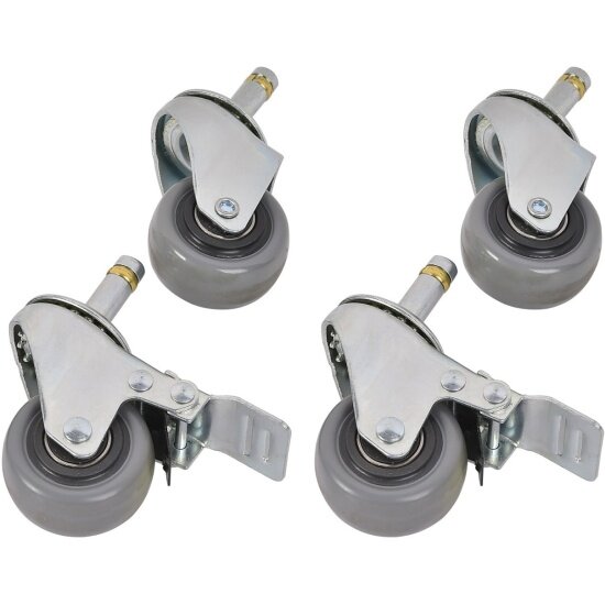 Комплект колес для ящиков-контейнеров Tactix 320520, 4 шт
