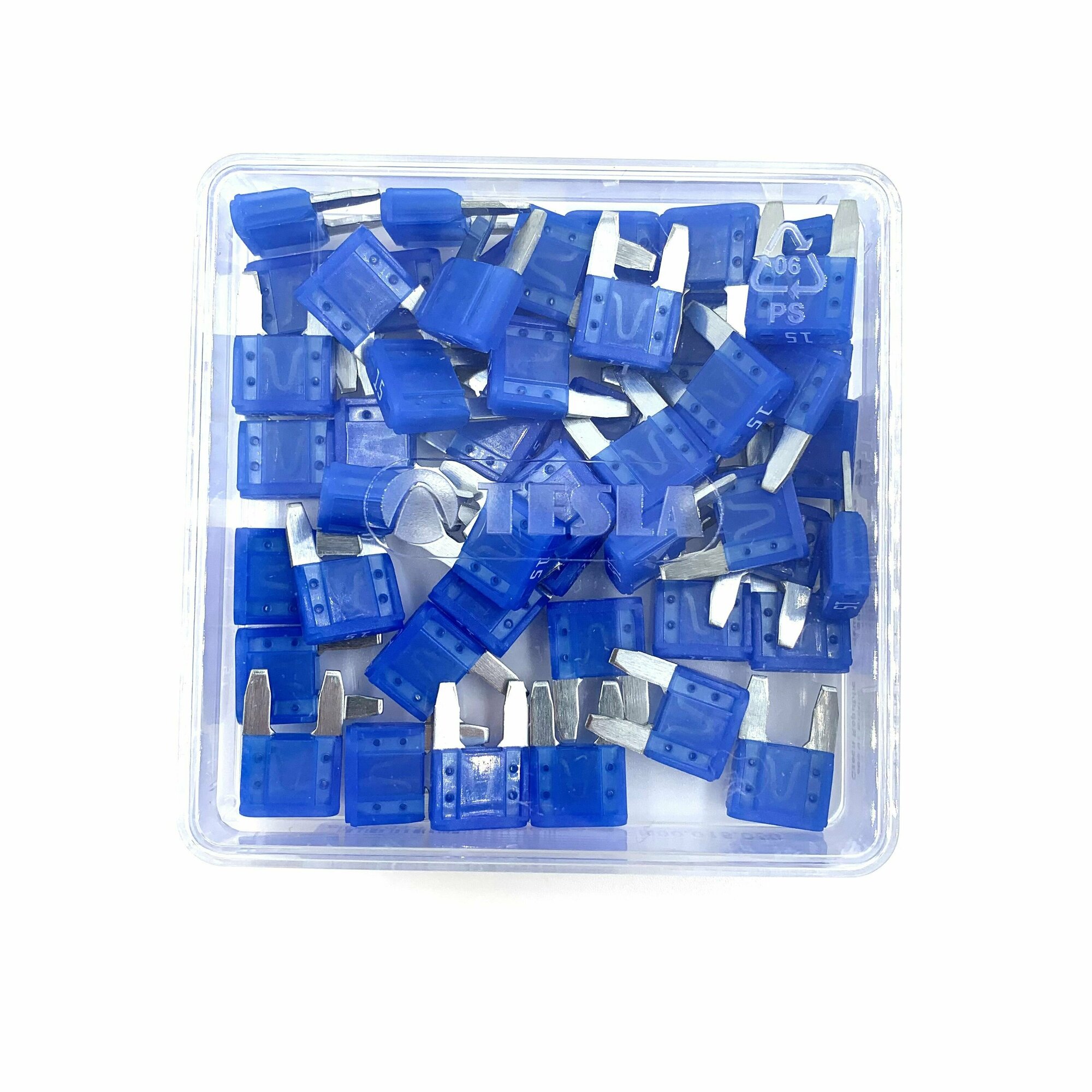 Предохранители плоские мини 15 А, 50 шт. - Tesla Blatna арт. FN00.015.050