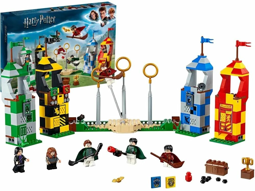 Конструктор Гарри Поттер Матч по квиддичу / Harry Potter / 500 деталей