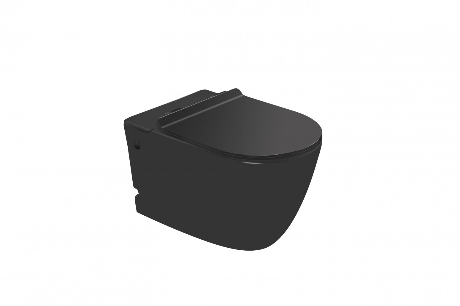 Унитаз подвесной SantiLine SL-5031MB с импульсной системой смыва