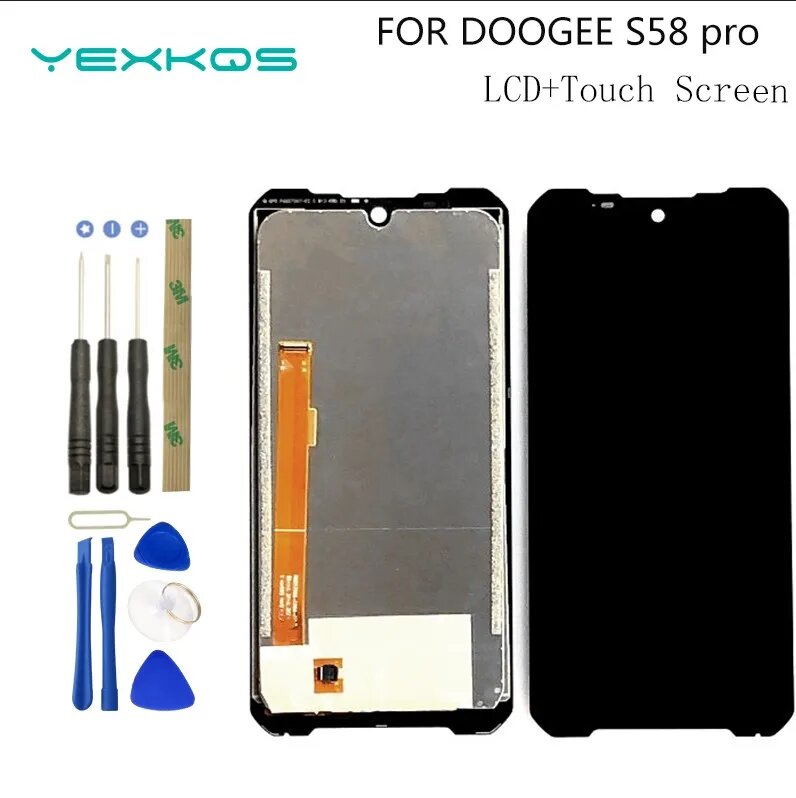 ЖК-дисплей для сотового телефона Doogee S58 Pro 5,7 дюйма + фотостекло Для DOOGEE S58 PRO
