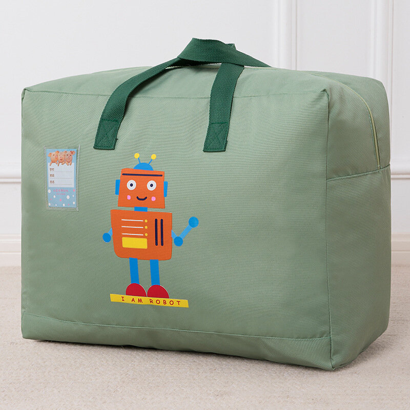 Детский сад Мультяшная стеганая сумка Одежда Домашняя движущаяся сумка для хранения Школьная очень большая сумка для