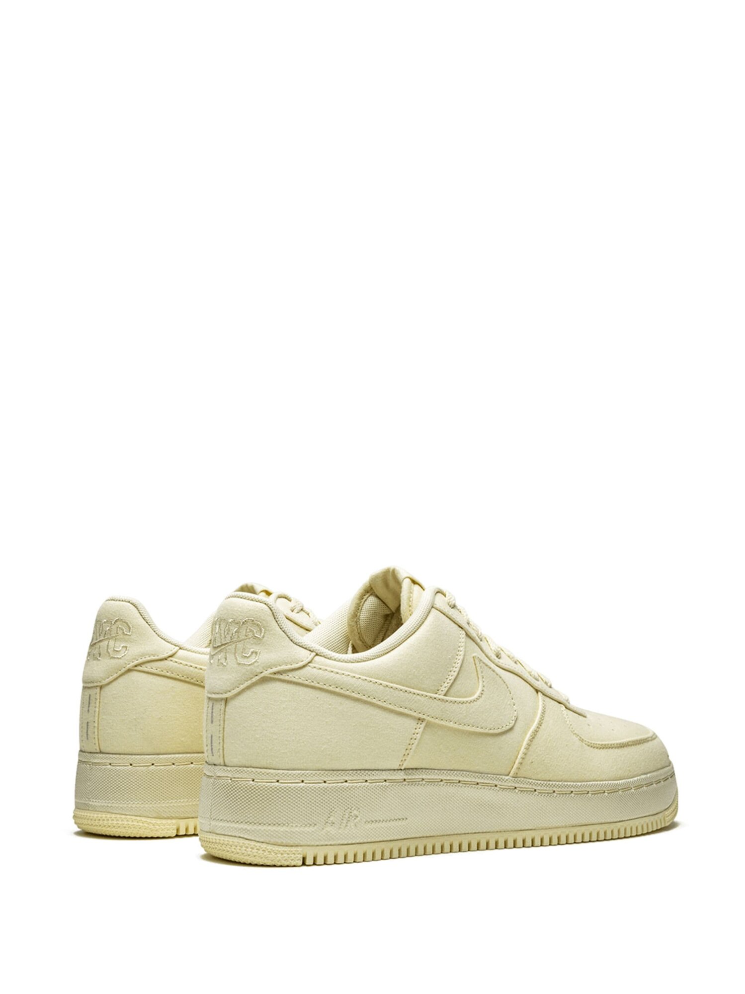 Кроссовки NIKE Air Force 1 '07, размер 15 US, бежевый/белый — фото 1