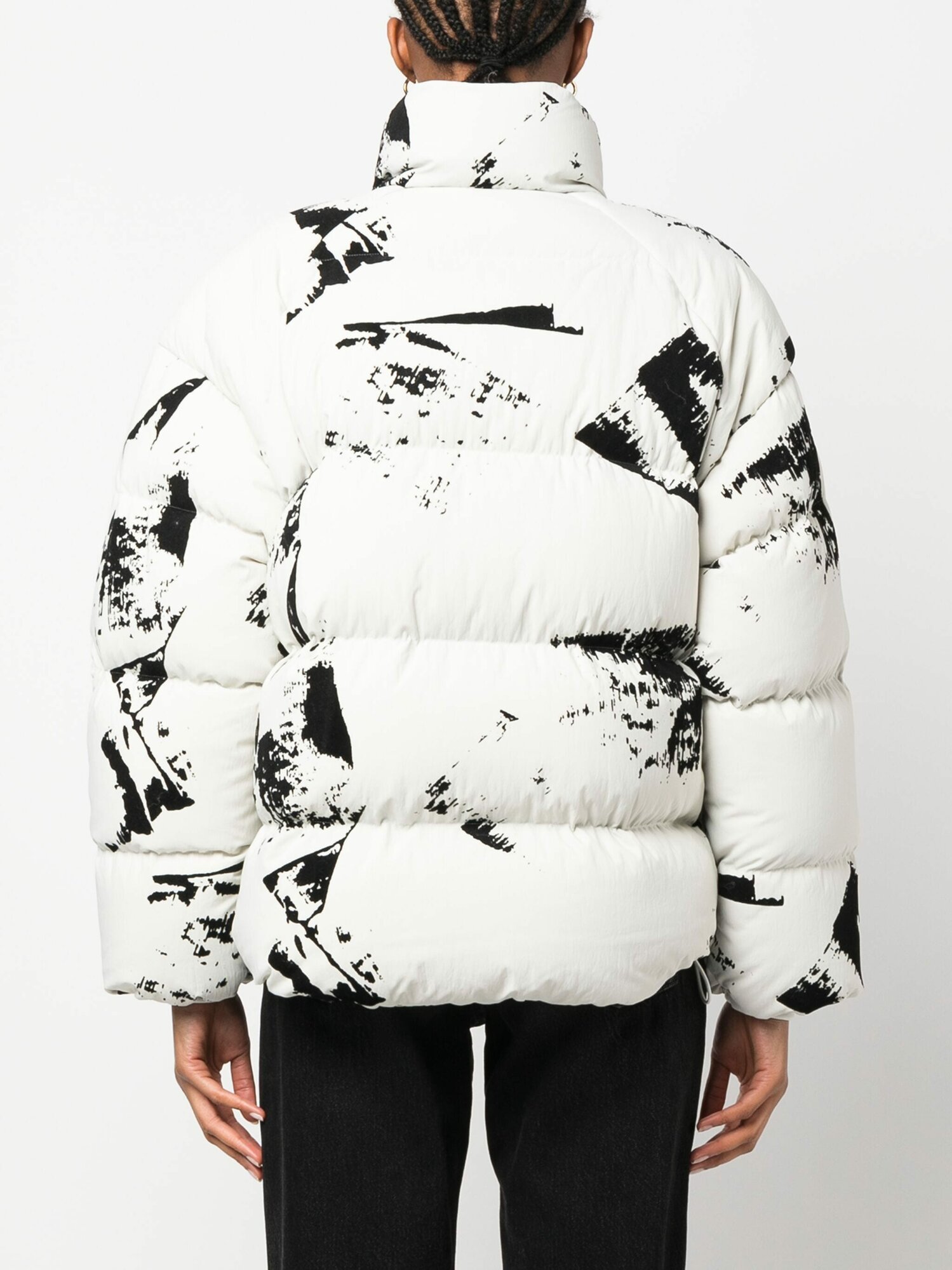 Куртка Y-3 Paint splatter-print puffer jacket, размер 40, разноцветный — фото 1