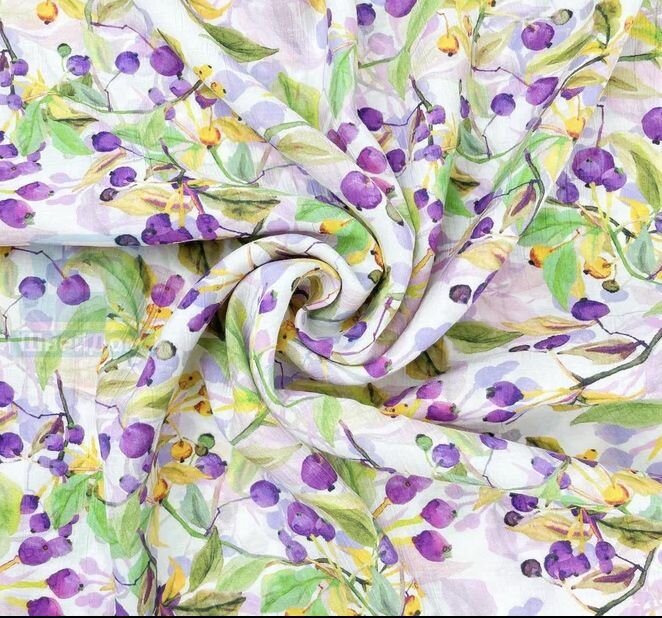 Жатый хлопок, ткань для шитья, 80% хлопок 20% нейлон ширина 150 см, 1 м