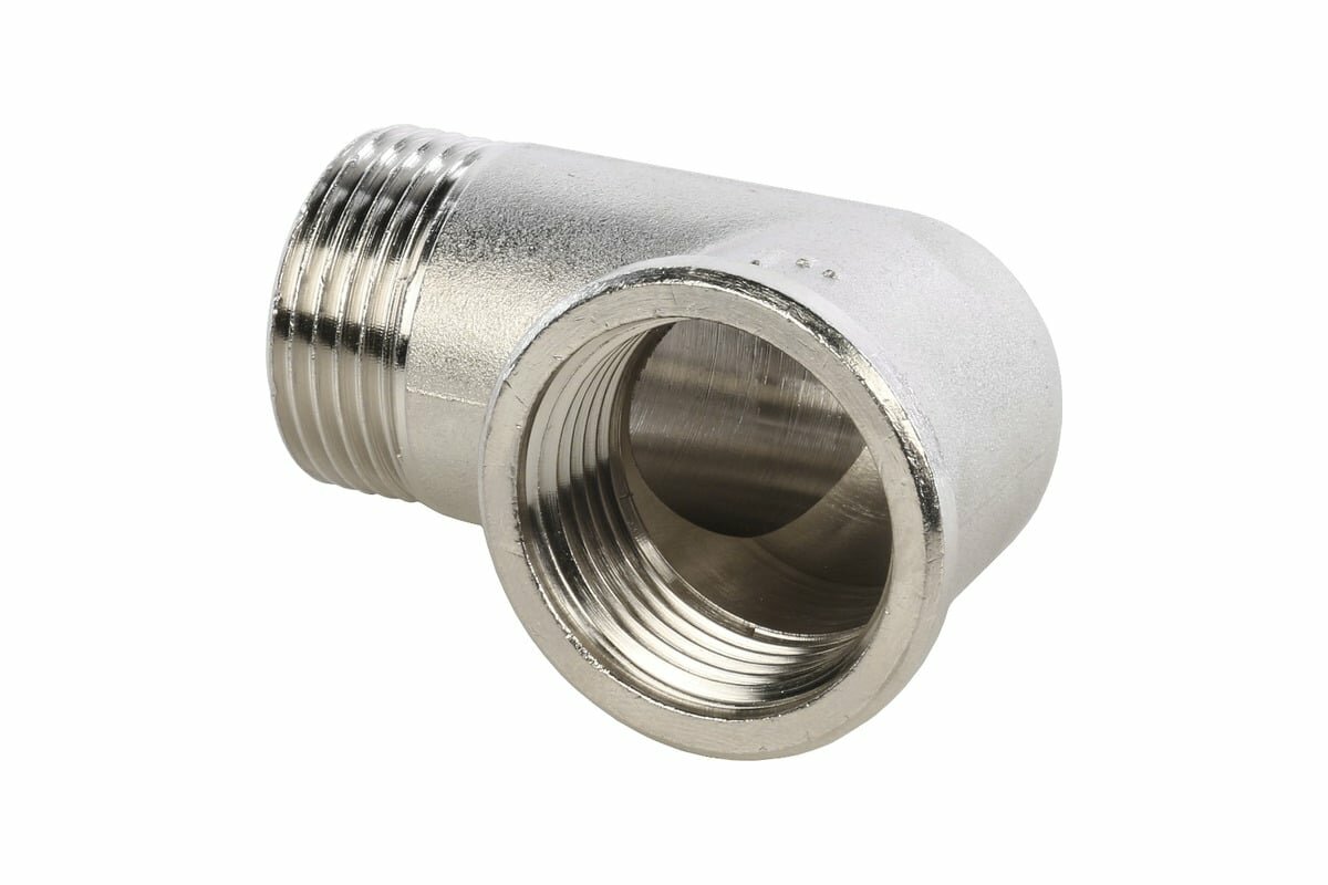 STOUT никелированный угольник 90° НВ 1 SFT-0012-000001 RG008Q0QS4NAH2 для трубопровода