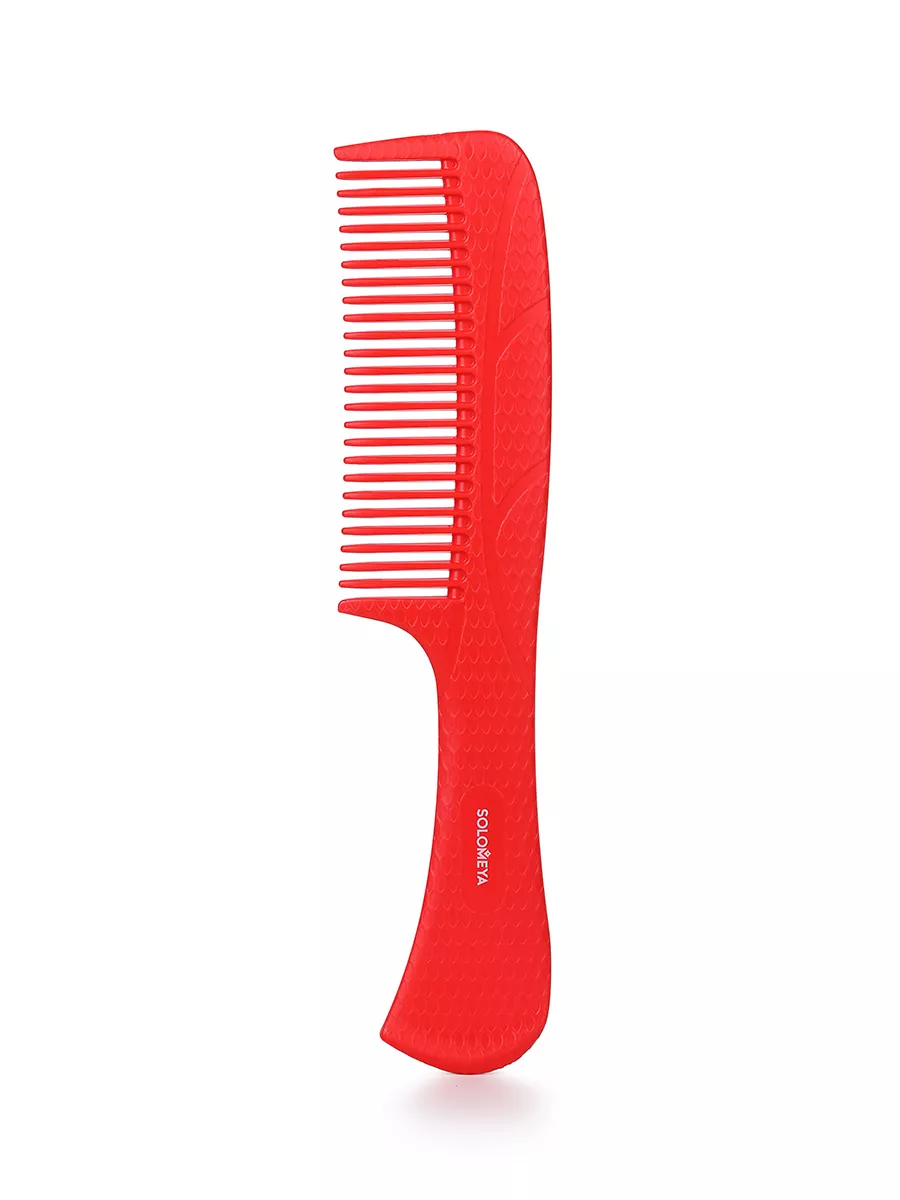 Solomeya Арома-расческа гребень для волос с ароматом Клубники / Aroma Detangling Hair Comb Strawberry, 1 шт