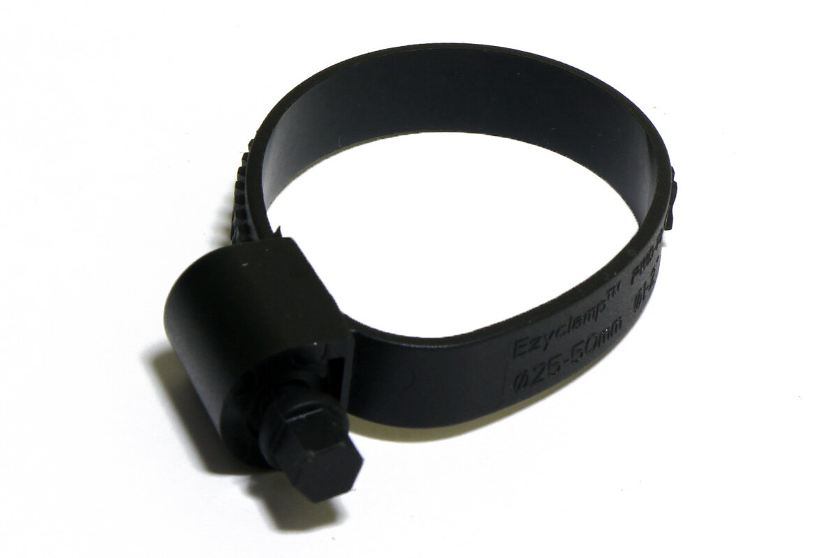 Хомут пластиковый червячный обжимной 50-125мм HCL Plasclip (5шт)