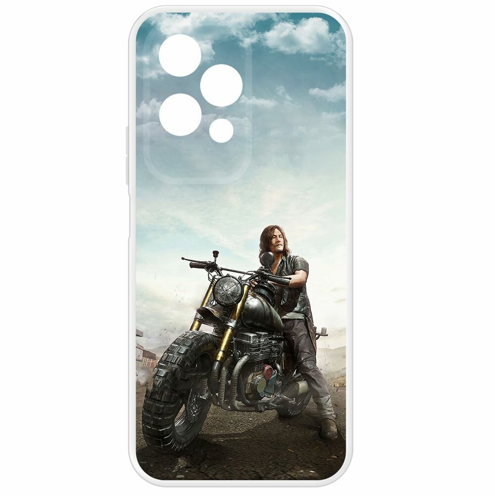 Чехол-накладка Krutoff Clear Case Ходячие мертвецы. Дэрил для Honor 200 Lite