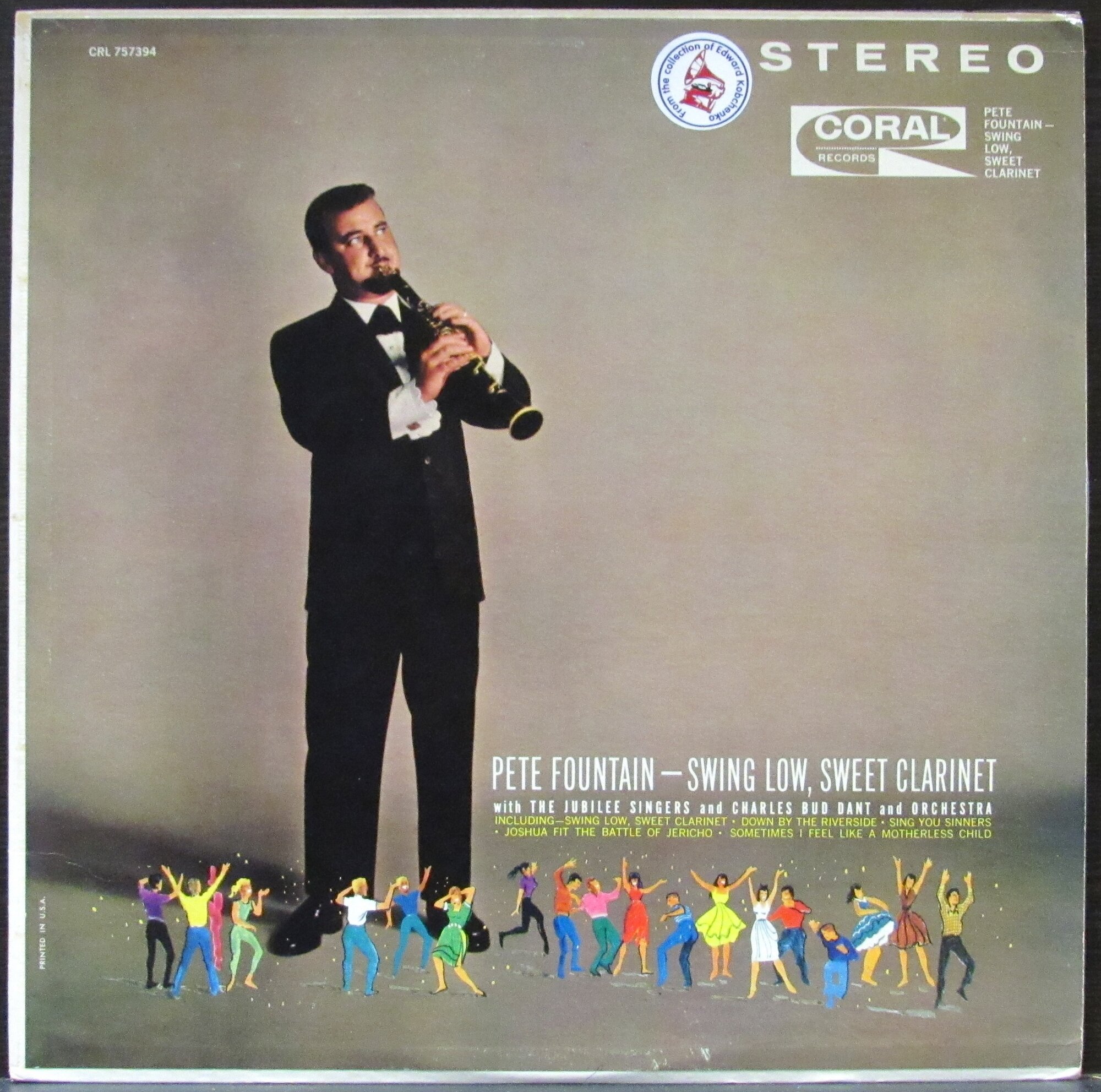 Fountain Pete "Виниловая пластинка Fountain Pete Swing Low Sweet Clarinet"