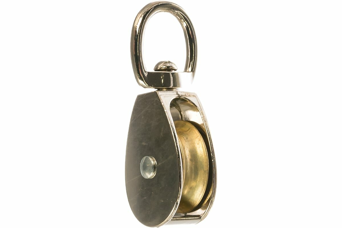 Госкреп металлический одинарный блок с вертлюгом 1 1/2, грузоподъемность 35, 1 шт.