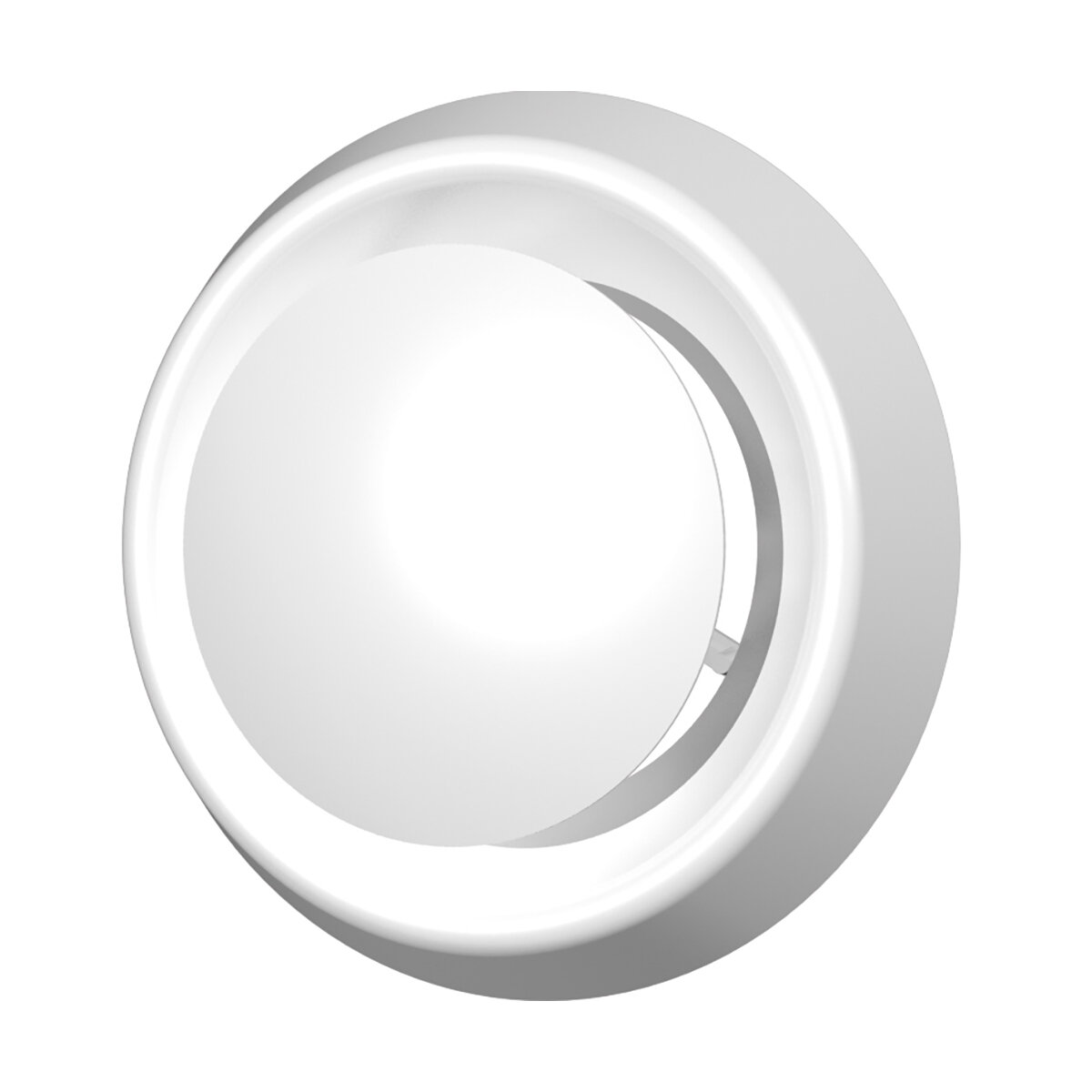 Анемостат Эра приточно-вытяжной регулируемый, диаметр 185 мм, с фланцем 125 мм