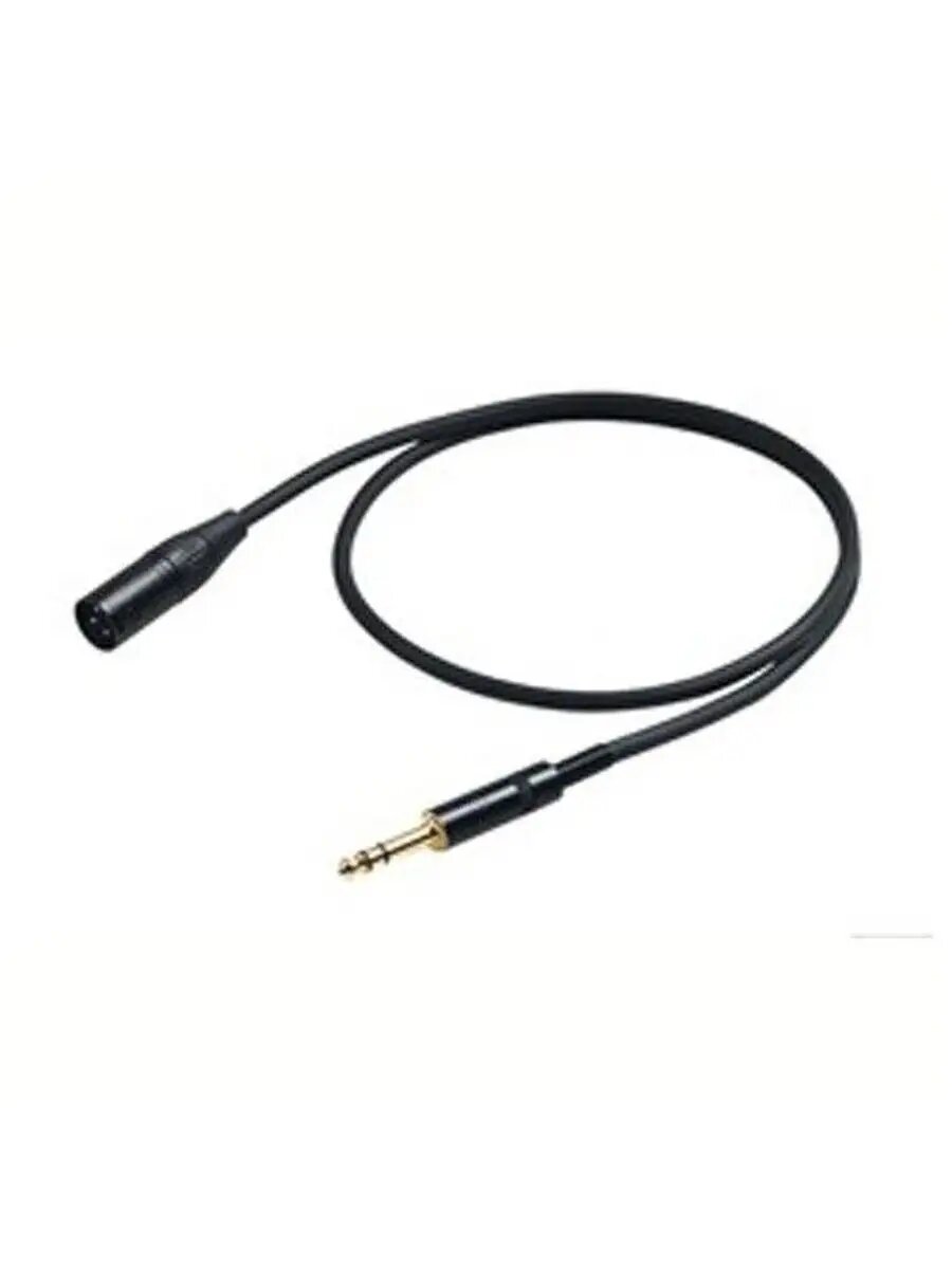 Кабель для микрофона 6.3 джек стерео - XLR (папа)