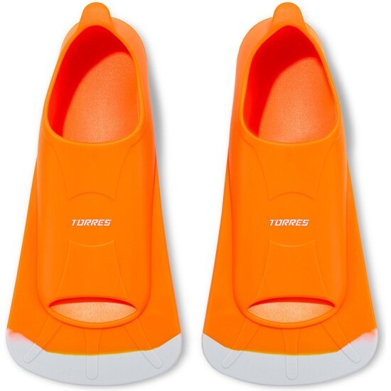 Ласты для бассейна Torres F02, SWF022401OR, р. EU 34-36 (XXS), оранжево-серый