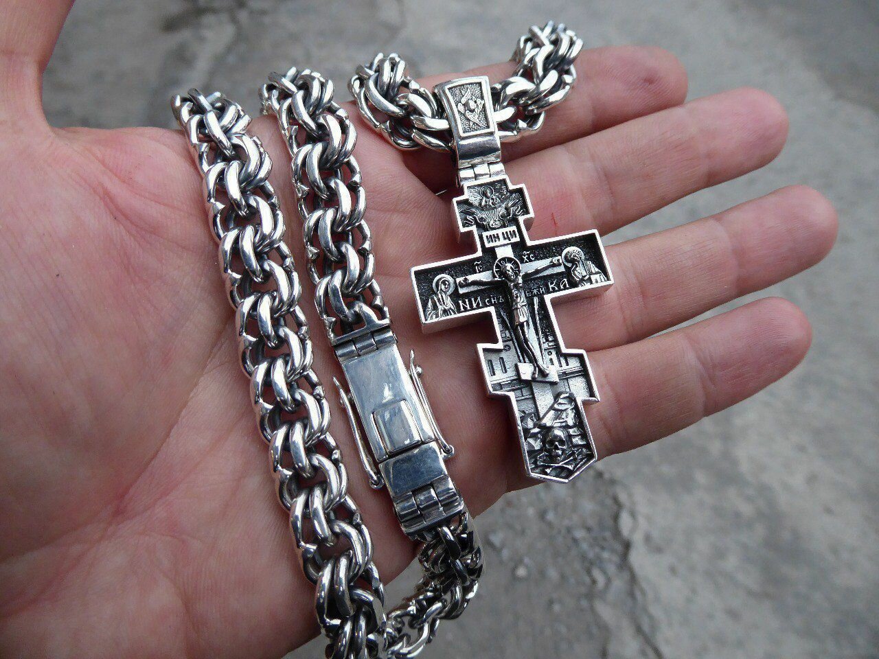 Ювелирный комплект, серебро, 925 проба, чернение