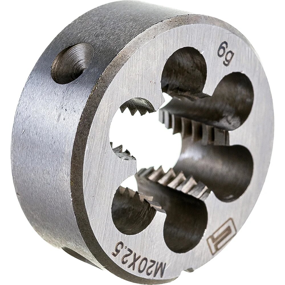 Плашка М20х2.5 мм СИБРТЕХ 77058, металл, для частого использования за счет