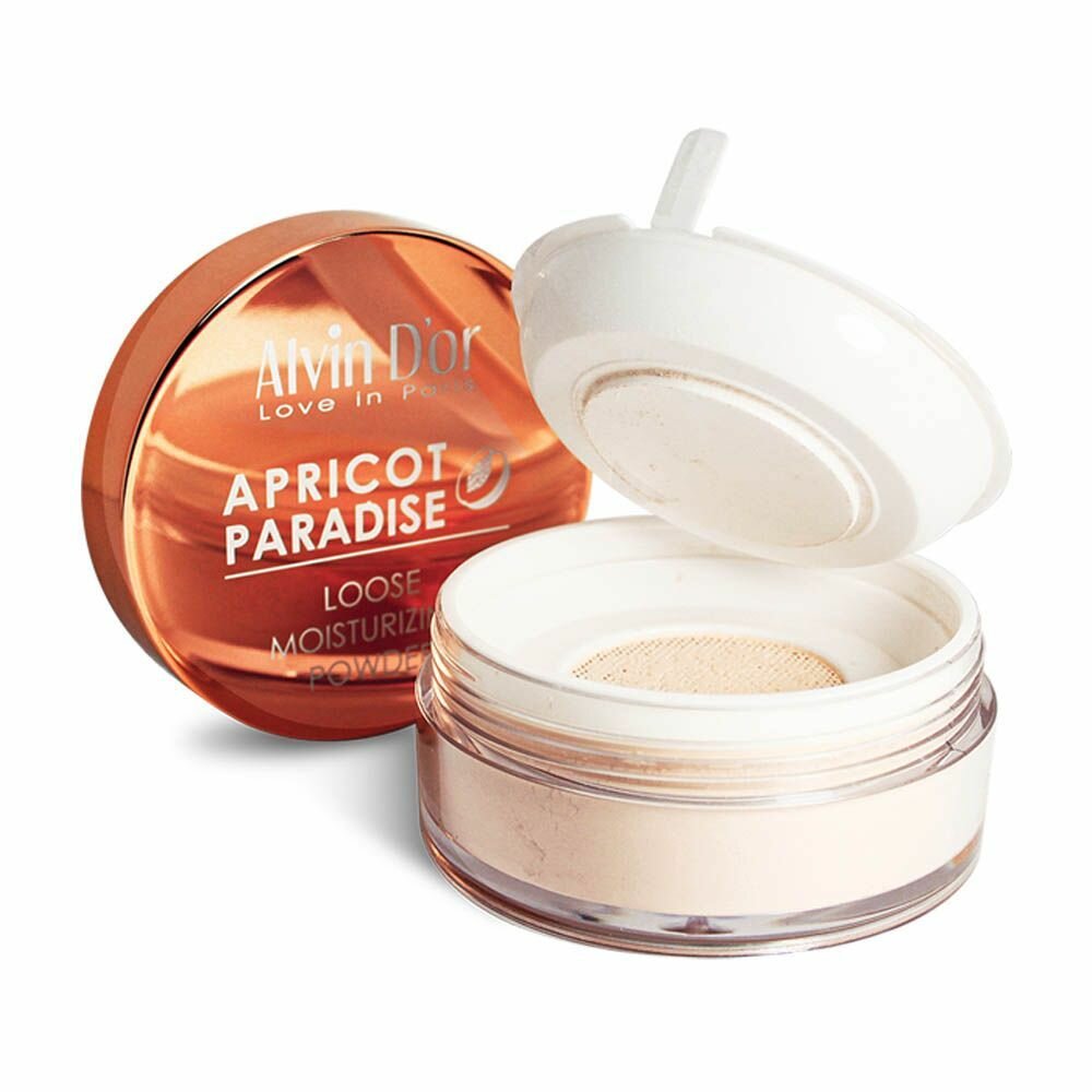 Alvin D'or, Пудра рассыпчатая Moisturizing Apricot Paradise