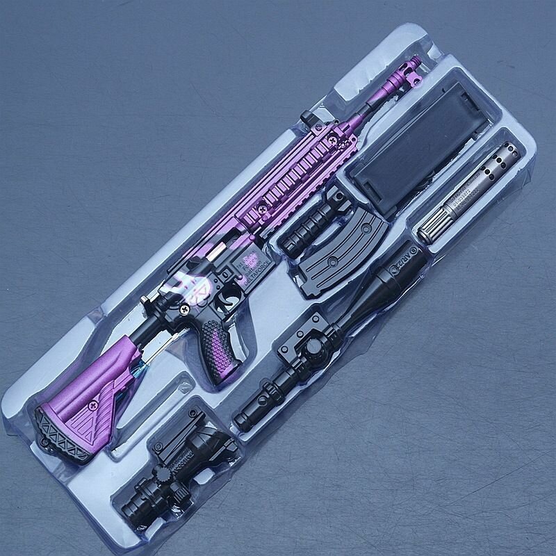 Мини AKM модель оружия Battlefield PUBG серия брелок M416 AWM AKM 98K M24 M16