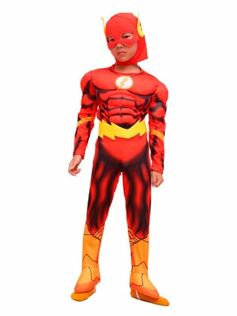 Костюм I-Brigth Company "Флеш L", алый, полиэстер, на рост 146-152