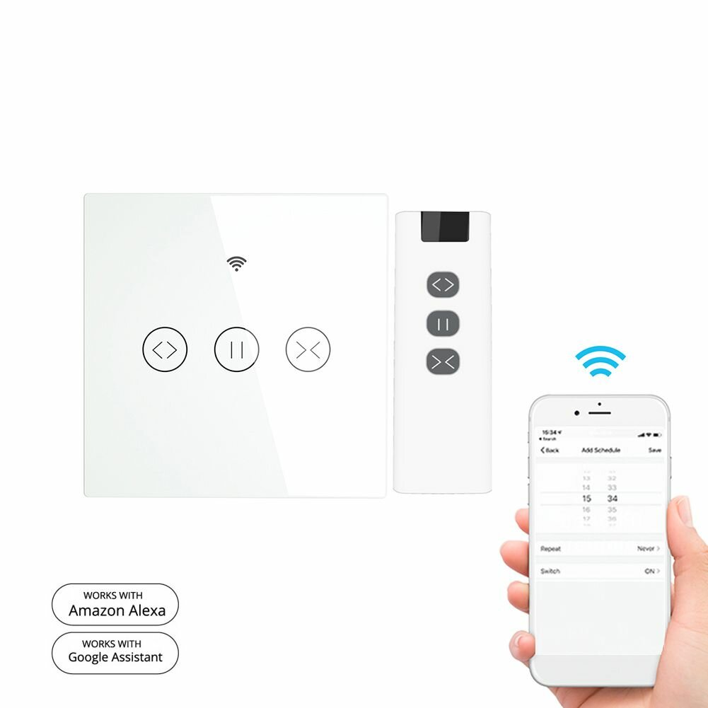 90-250 В Wi-Fi Переключатель Занавес