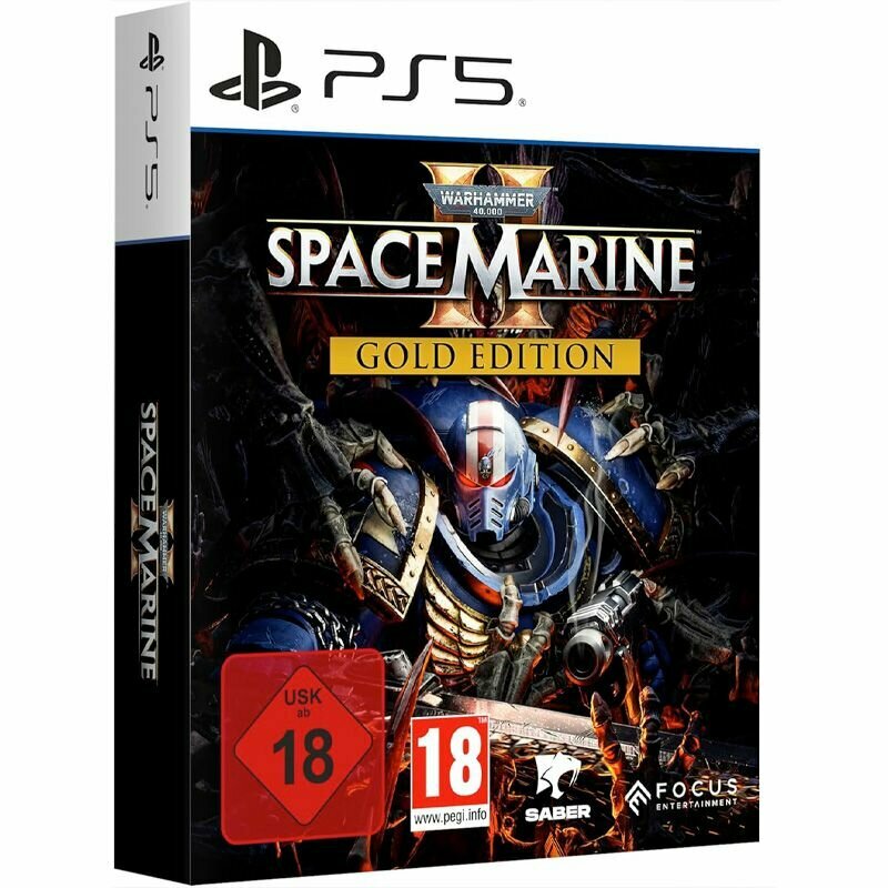 Игра Warhammer 40,000: Space Marine II. Gold Edition (русская версия) для PS5