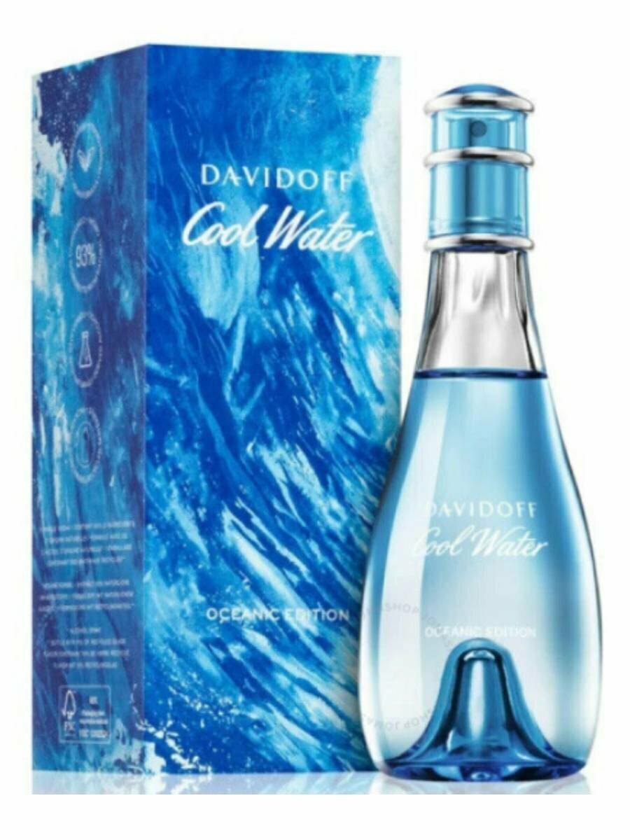 Туалетная вода Женская Davidoff Cool Water Oceanic Edition For Woman 100мл