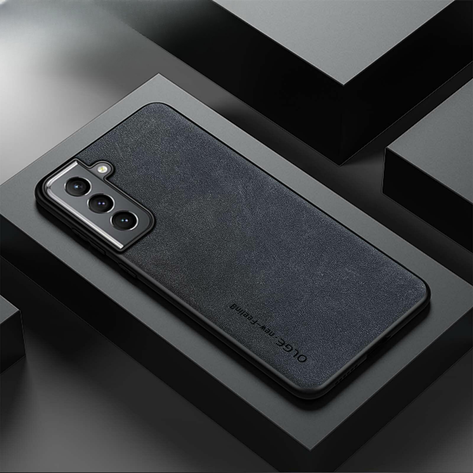 Роскошный кожаный чехол для смартфона Samsung Galaxy S21+ S21 Plus (на Самсунг Галакси С21 Плюс) защитный чехол