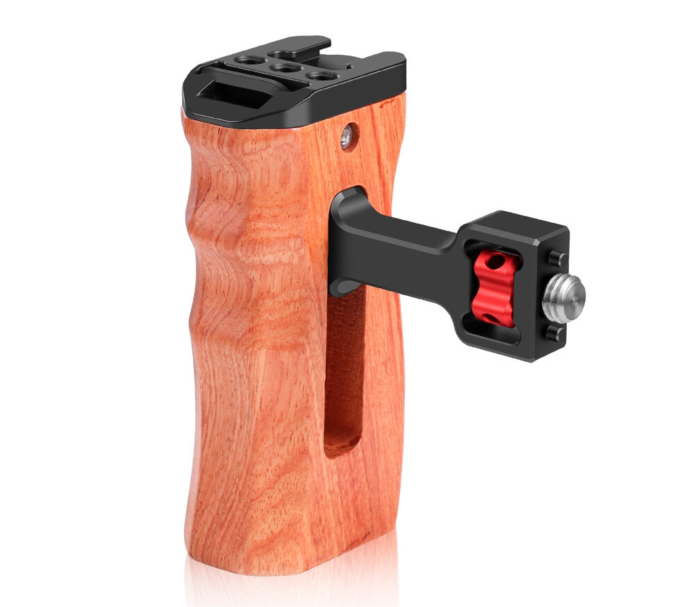 Ручка боковая Puluz PU3078B, деревянная, винт Arri 3/8"