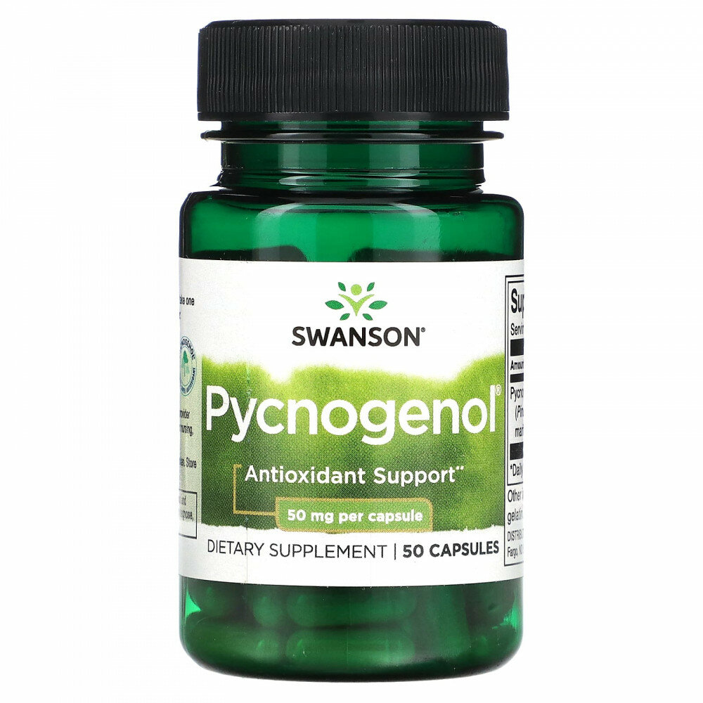 Swanson, Pycnogenol®, 50 мг, 50 капсул