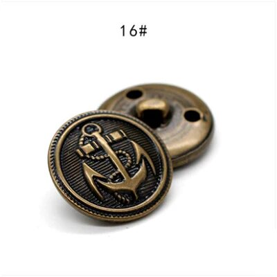 Медные винтажные пуговицы St.Lucas 10 шт, 15/18/20/23/25 мм 22mm, NO16