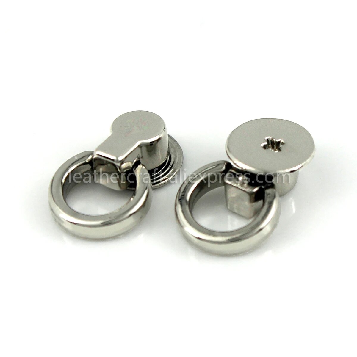 Пряжки для кожаных сумок CLOXY 10 шт. Серебряный, Silver