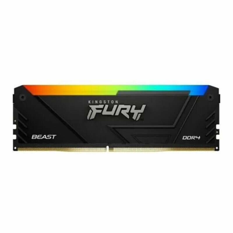 Модуль оперативной памяти Kingston Fury Beast RGB KF432C16BB12A/16, DDR4, 3200MHz, PC4-25600