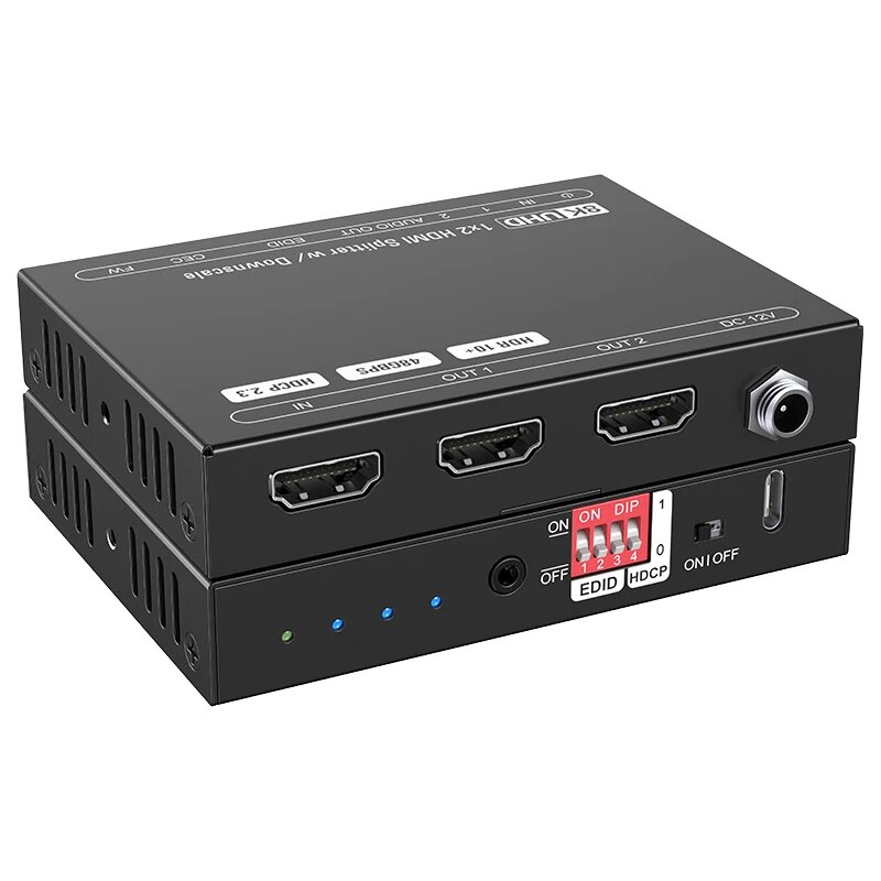 HDMI 2.1 сплиттер 1x2 8K 60Гц