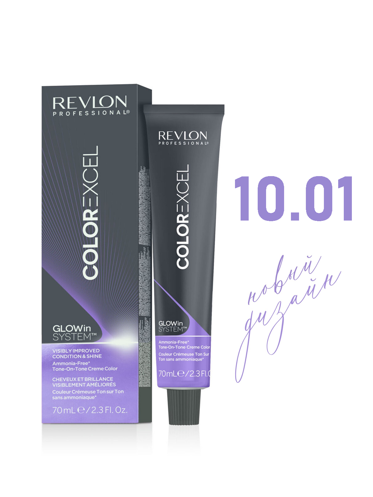 Revlon Professional Revlon Color Excel 10.01 - Краситель тон в тон без аммиака очень сильно светлый блонд натурально-пепельный 70 мл