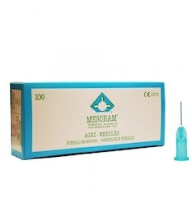 Mesoram Иглы Мезорам для микроинъекций 27G 0,4 x 12 мм (просвет диаметр 0,16 мм), 100 штук