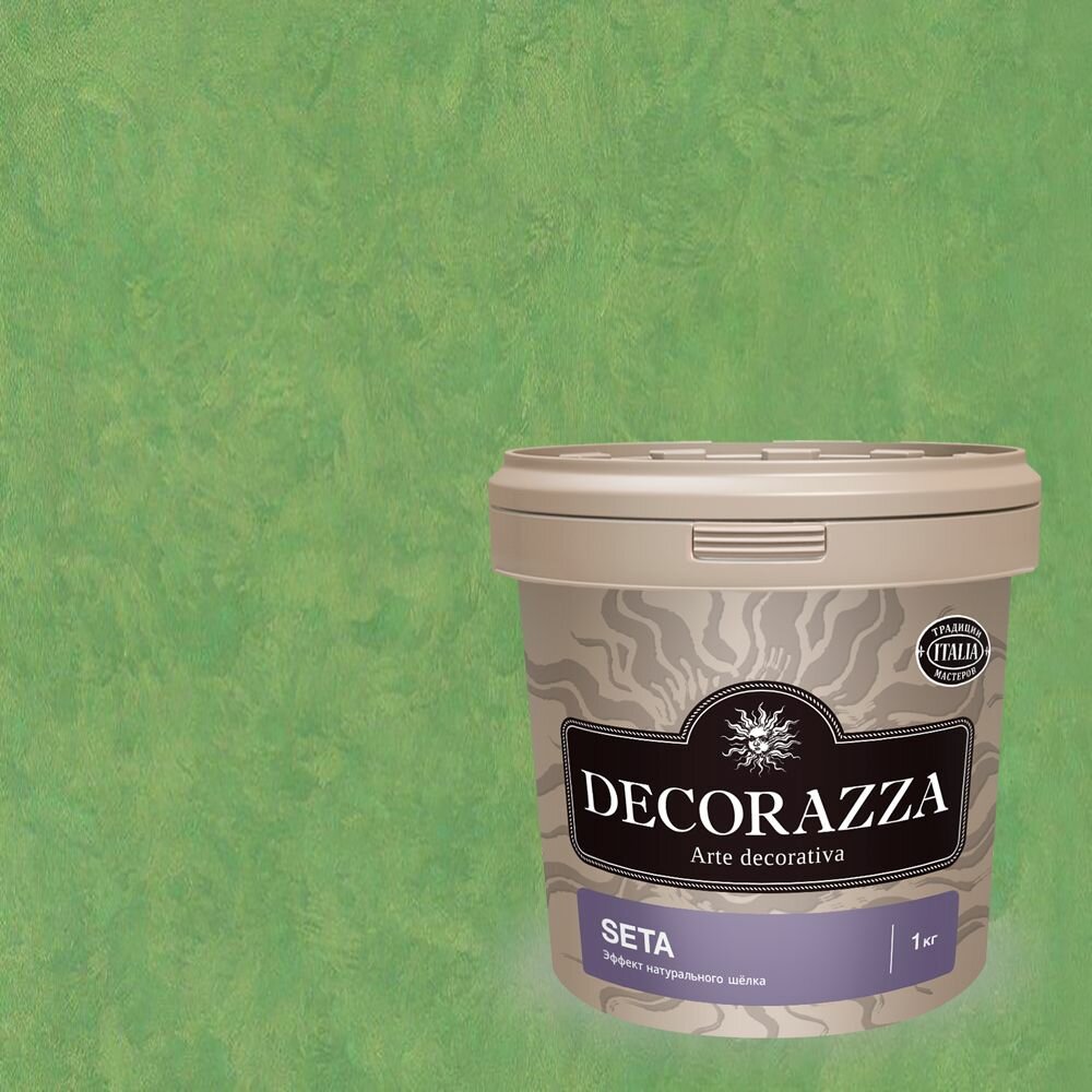 Декоративная штукатурка с эффектом натурального шелка Decorazza Seta (1кг) ST 18-24