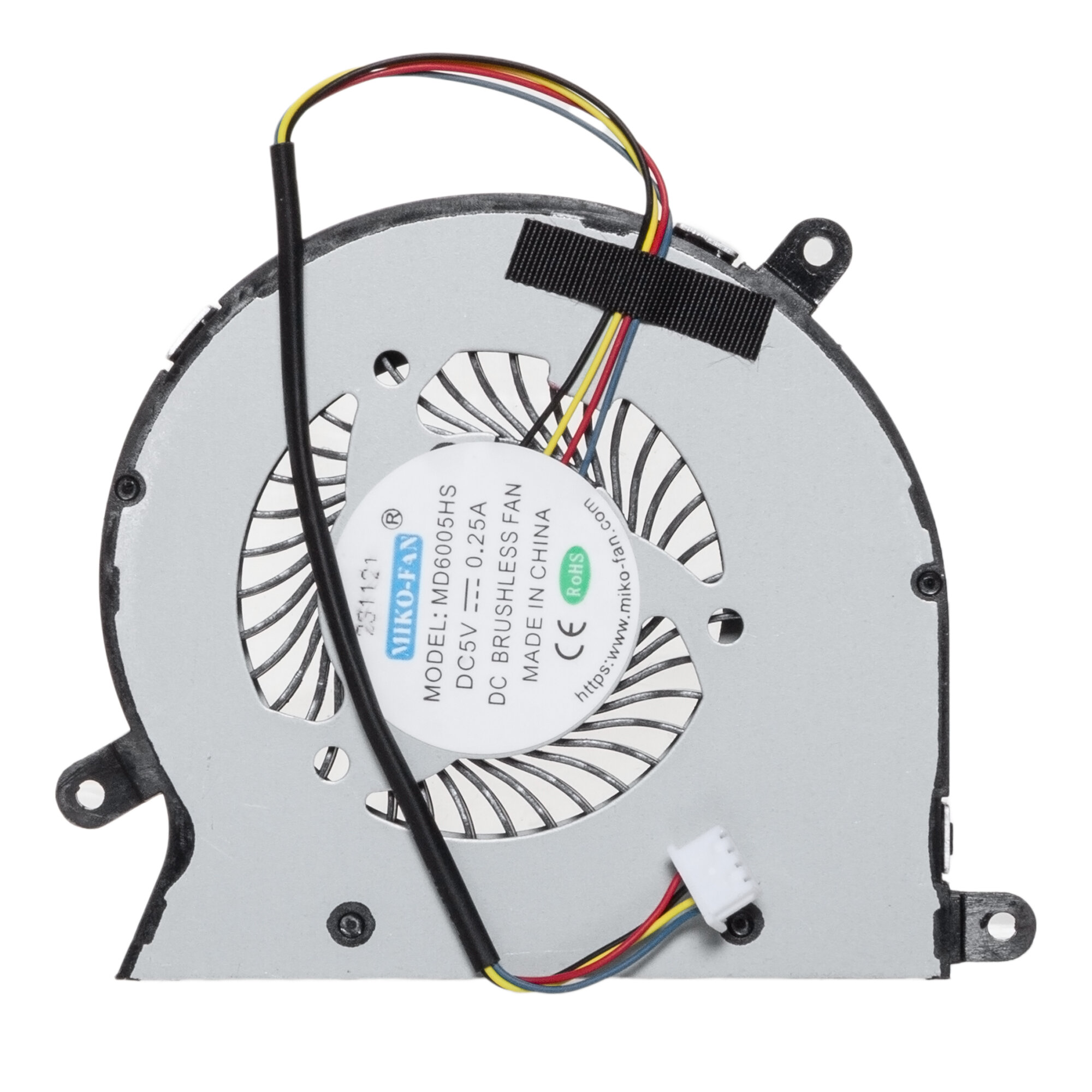 Кулер MIKO-FAN MD6005HS SH1.25 для ноутбука - 4 pin
