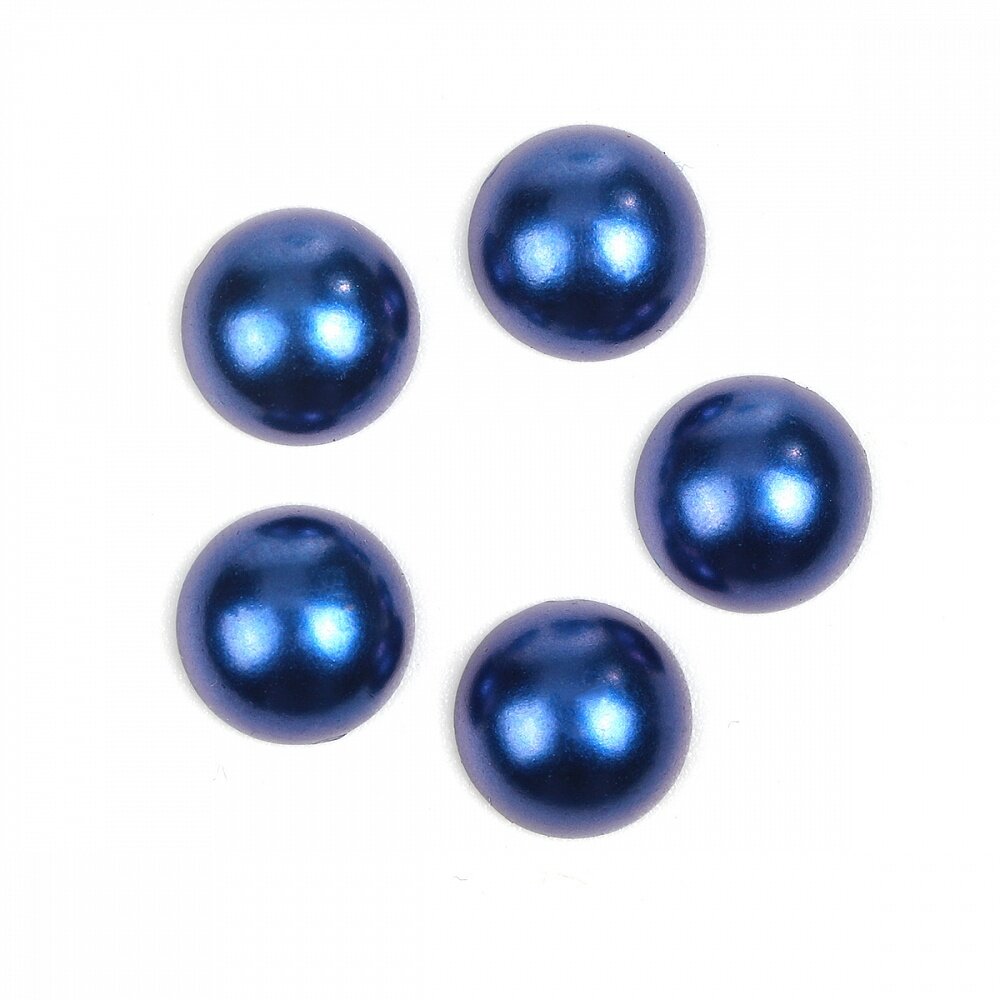 Полужемчужины Magic 4 Hobby перламутр Круг, 10 мм цвет А33 синий, 500 г (TBY-1906-33)