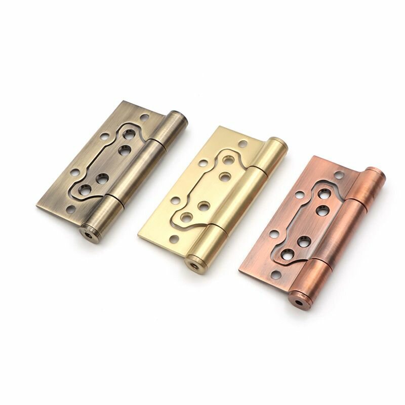 Петли дверные универсальные "Бабочки", накладные, нержавеющая сталь, 2 шт