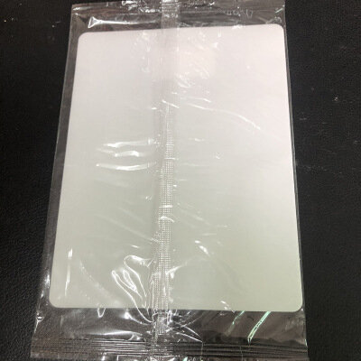 Кожаная заготовка, имитация кожаной вышивки, белая, маленькая