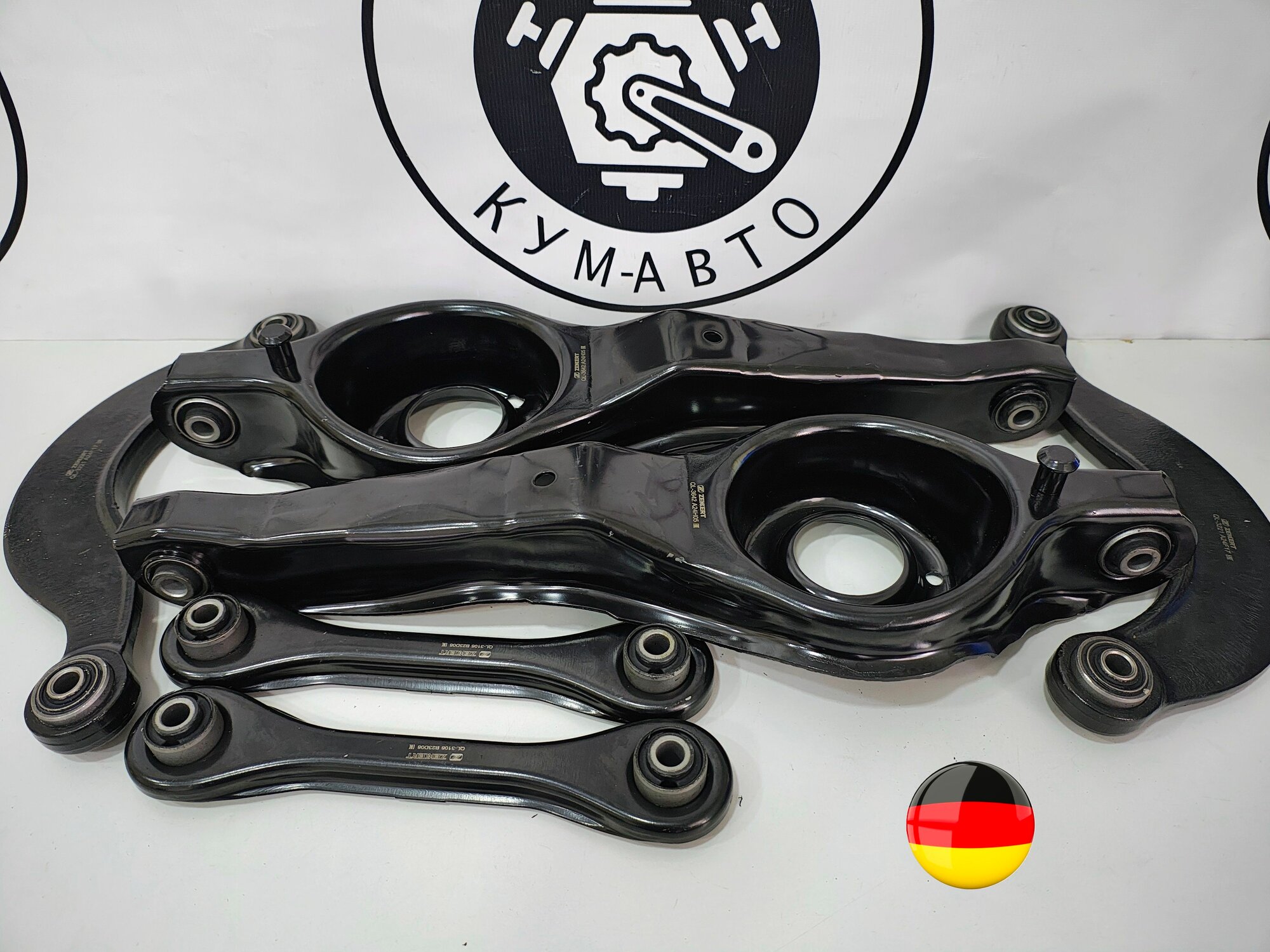 Комплект рычагов задней подвески для мазда 3 бк Mazda 3 BK/BL / Ford Focus 2 фокус 2 под г-образную стойку стабилизатора. Немецкое качество.