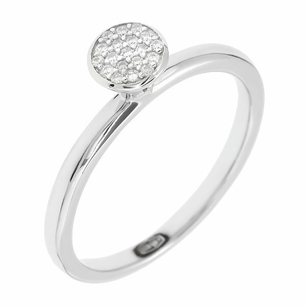 Кольцо тонкое, серебро, 925 проба, родирование, фианит