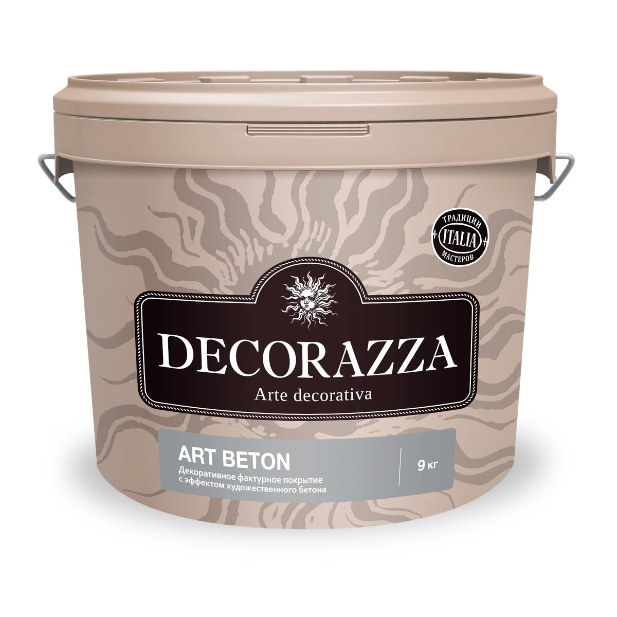 Decorazza ART BETON (9 кг) Декоративное покрытие — эффект художественного бетона для смелых интерьеров