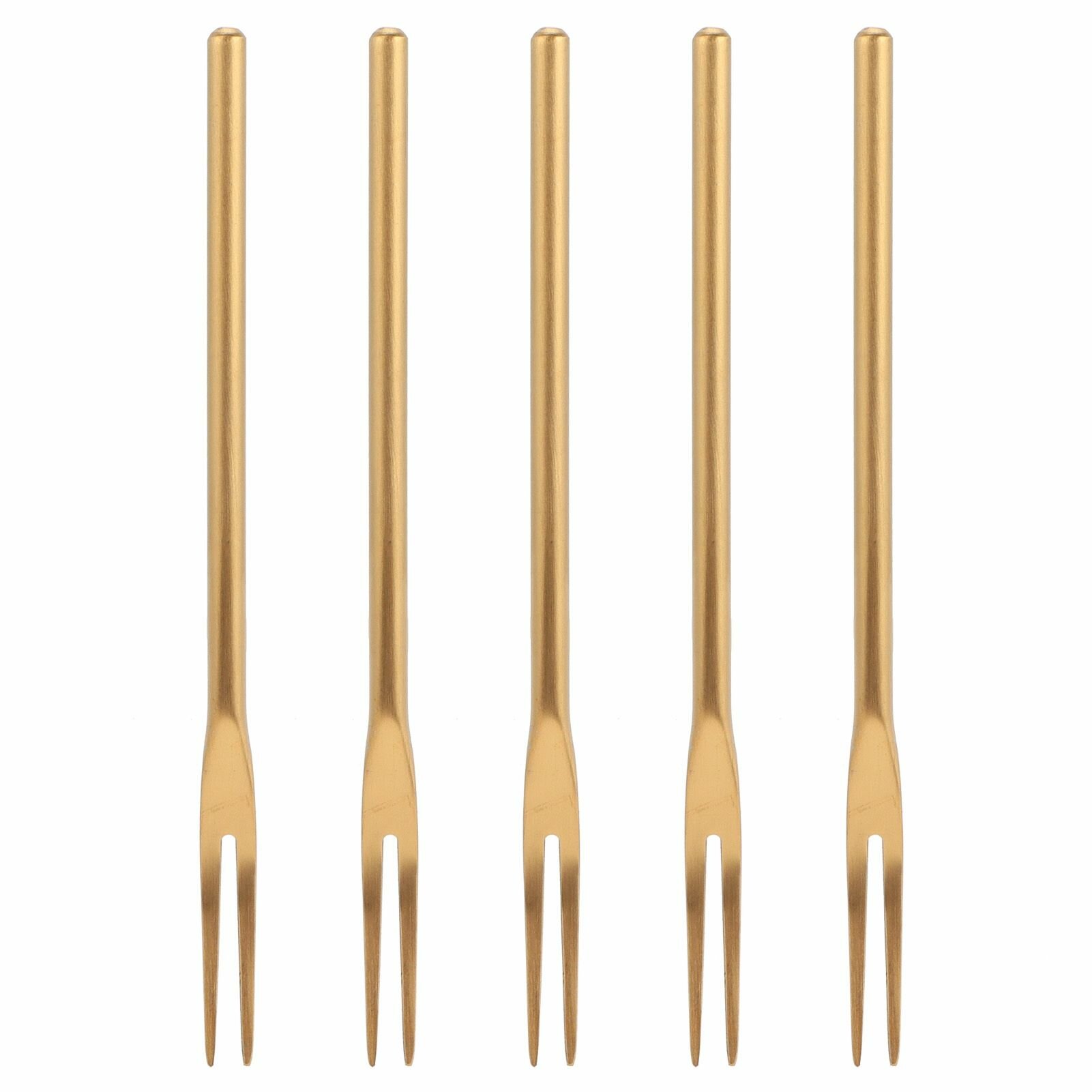 5 шт. фруктовая вилка из нержавеющей стали, оригинальная милая маленькая вилка для десерта и торта для домашнего бара и офиса