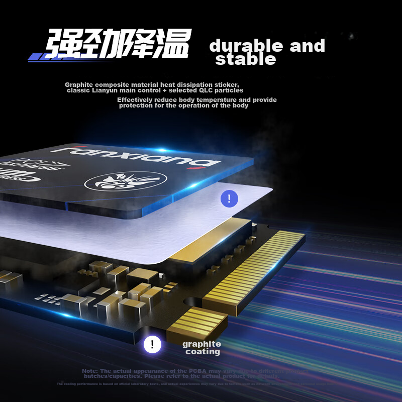FANXIANG 500GB SSD M.2 NVMe PCIe 3.0 2230 для игровых ПК Цвет：Базовая модель S530Q PCIe3.0 2230Версия：500-512 ГБ