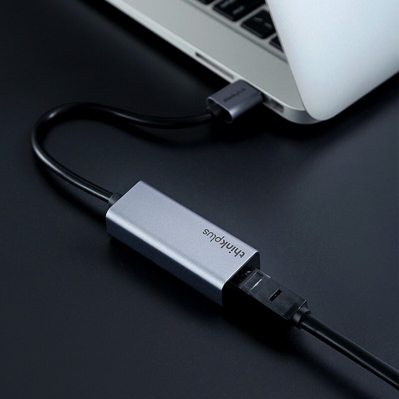ThinkPad Lenovo USB to Ethernet Adapter, RJ45 100Mbps Network Card Converter, USB Adapter, Laptop Docking Station, Apple Xiaomi Laptop Expansion Dock LRA1