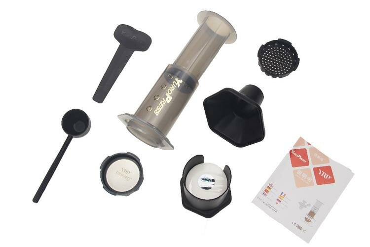 Портативный эспрессор из нержавеющей стали фильтрует кофейные капли для домашней кухни