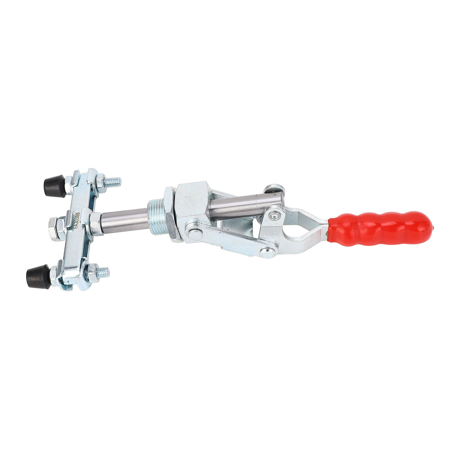 Тяни-толкай зажим двухсторонний, ход 65,5 мм, усилие зажима 318 кг, быстросъемный эксцентриковый зажим.