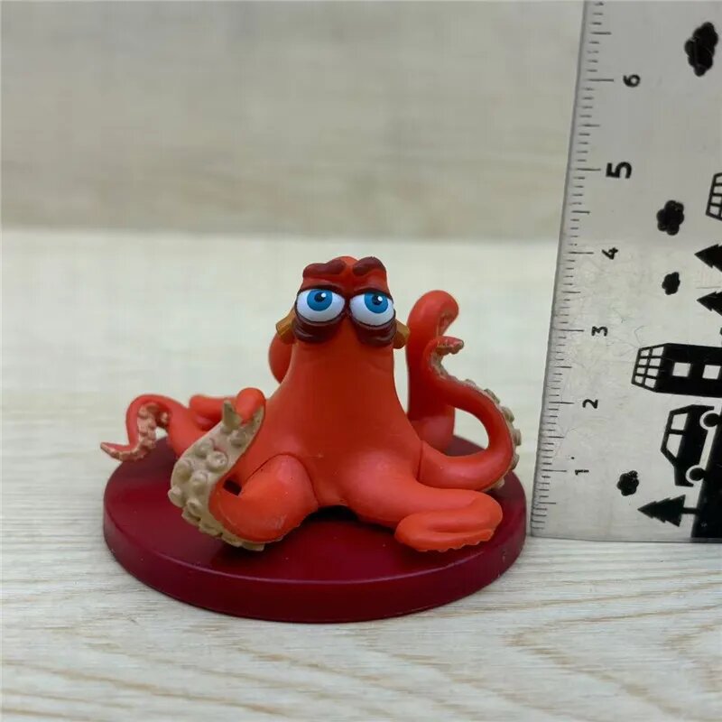 Фигурка осьминога, Красный, Синий, 6 см